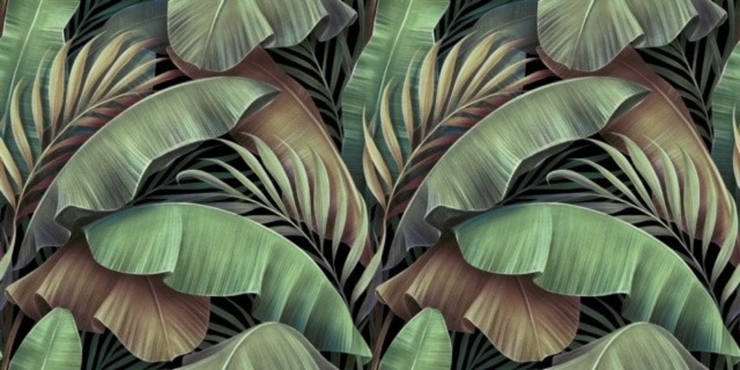 Exotic Tropical Printed Chair Upholstery Fabric - Etsy