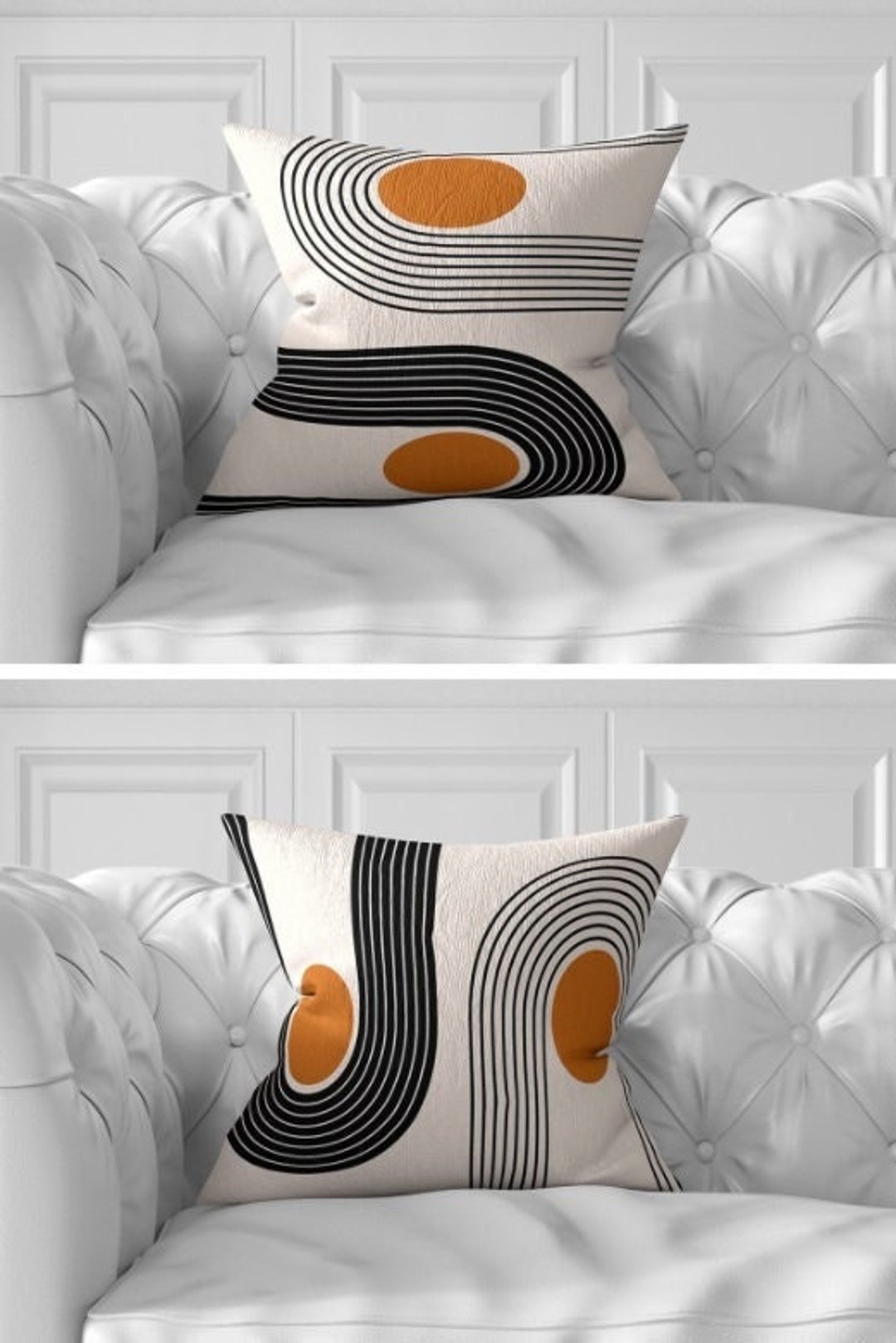 Minimalist Home Decor Scandinavian Cushion Cover Set - Etsy