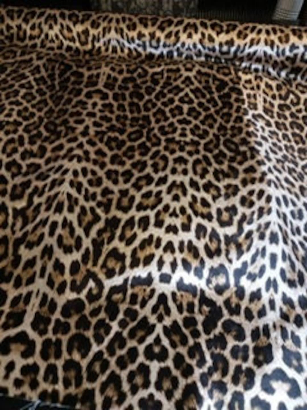 4 Yards Leopard Velvet Upholstery Fabric,tiger Skin Printed Velvet ...