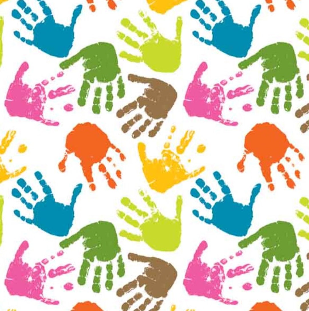 Colorful Hand Prints Upholstery Fabric for Chair,sofa Upholstery by the ...