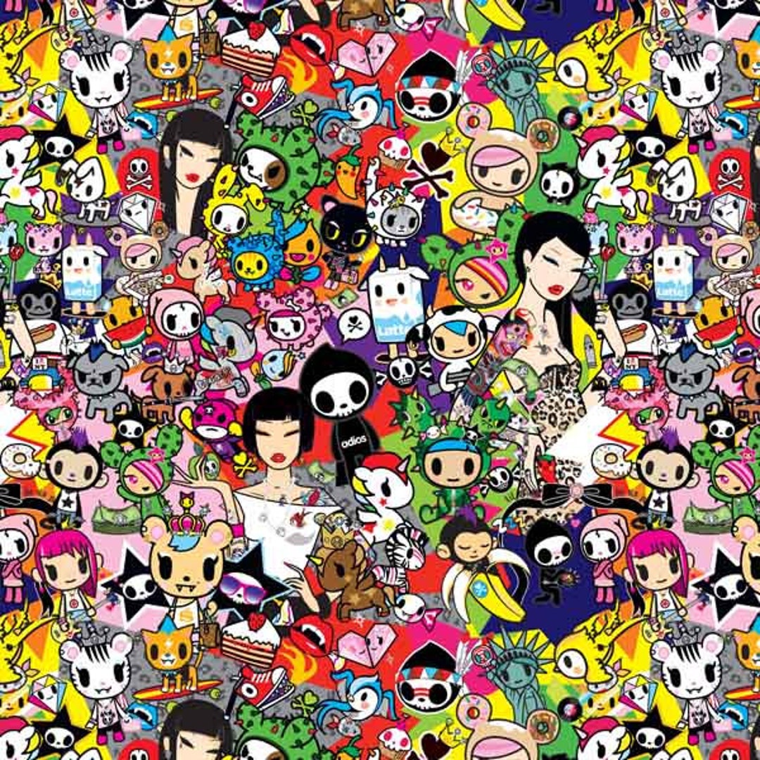 Cartoons Comic Book Printed Fabric - Etsy