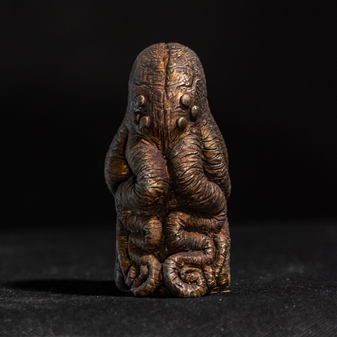 Lil'cthulhu - Rusty Relic V2 Variant - Hand Made - 8,5cm Sculpture - Etsy