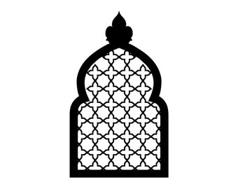 Geometric Islamic Frame Downloadable SVG File for Use on - Etsy