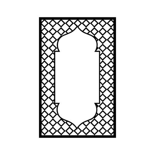 Geometric Islamic Frame Downloadable SVG File for Use on - Etsy
