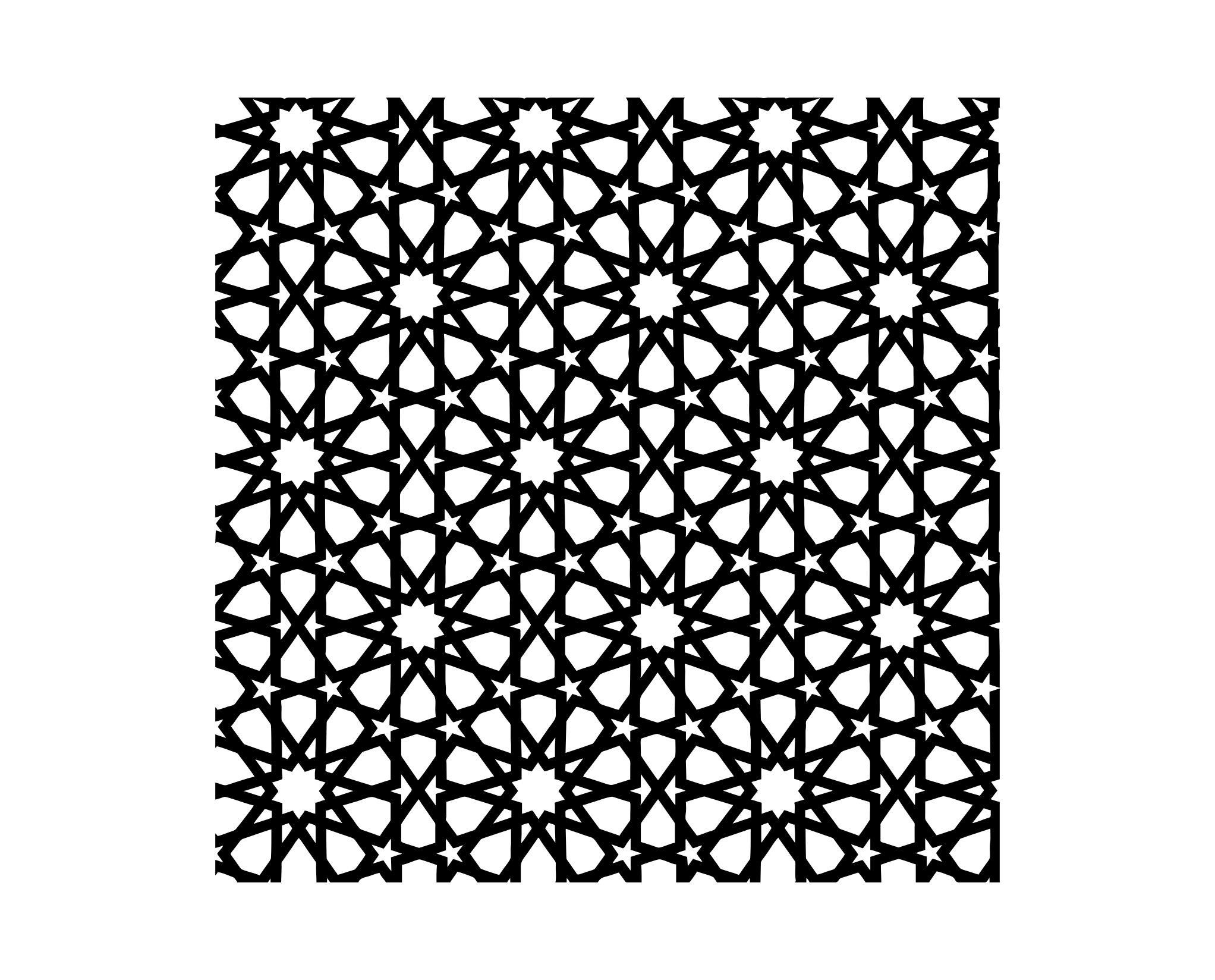 Square Geometric Islamic Arabesque Morroccan Window Downloadable SVG ...
