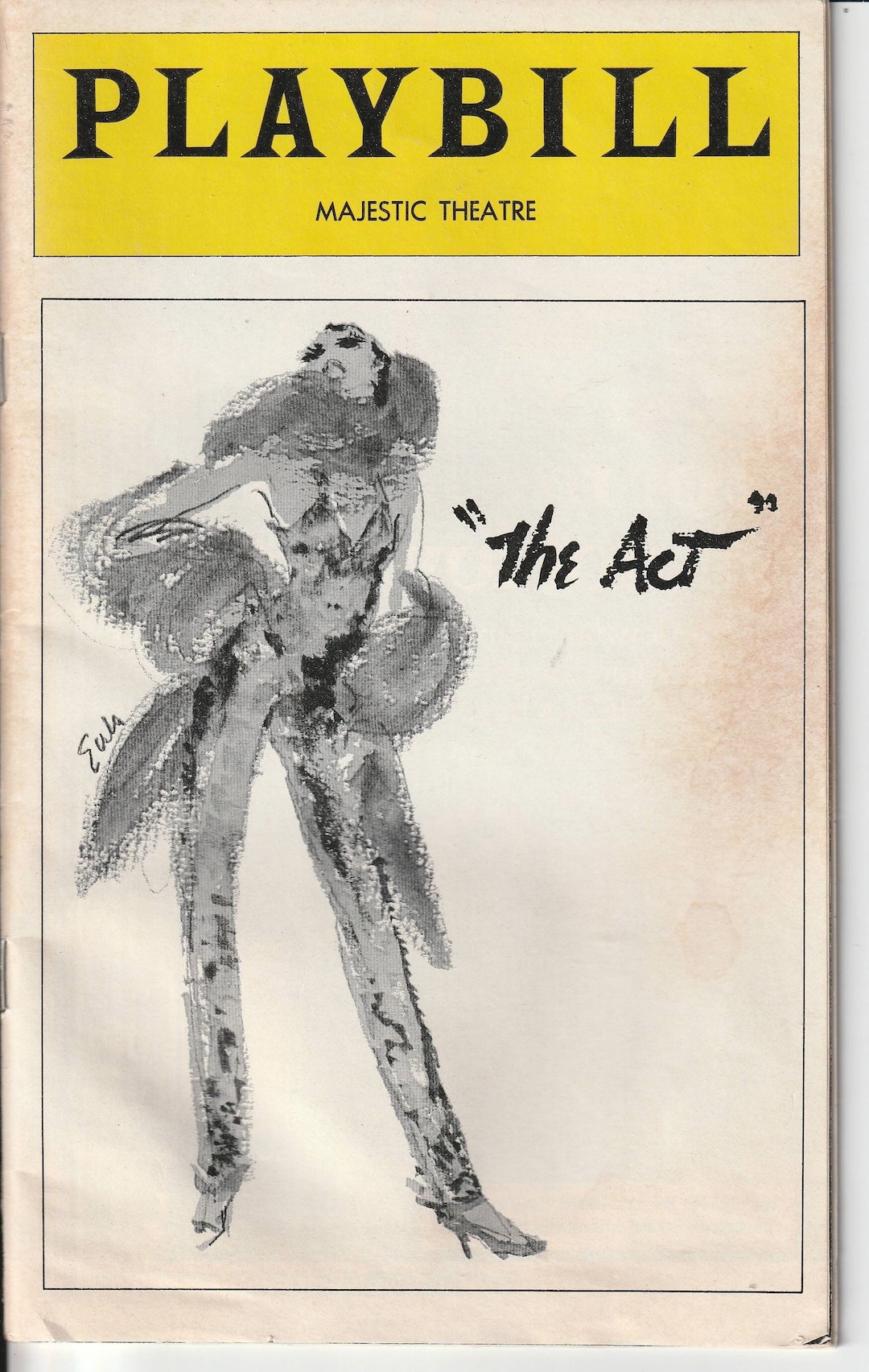 The Act Playbill March 1978 B&W Liza Minnelli Barry Nelson Mark Goddard ...