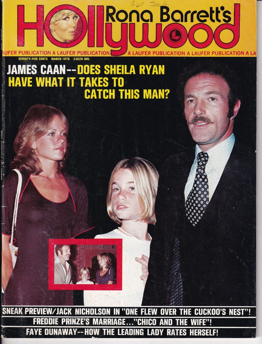 Rona Barrett's Hollywood March 1976 - James Caan, Jack Nicholson ...