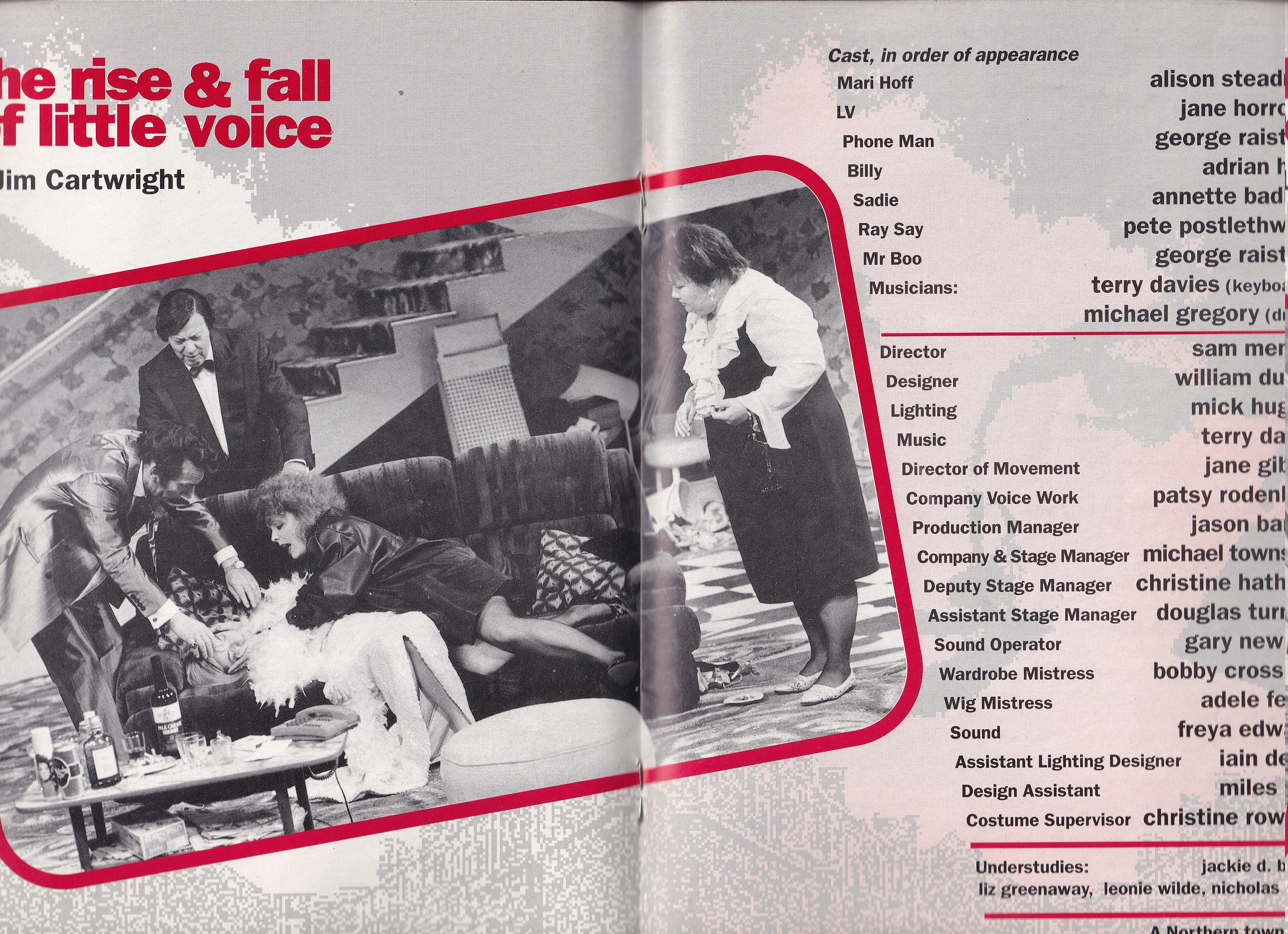 The Rise and Fall of Little Voice, Play by Jim Cartwright, Judy Garland ...