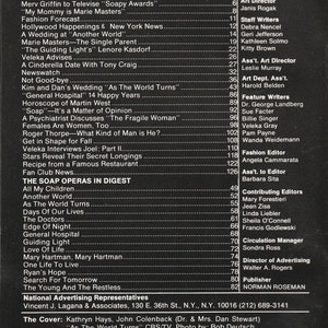 Soap Opera Digest September 1977, Kathryn Hayes, John Colenback, Marie ...