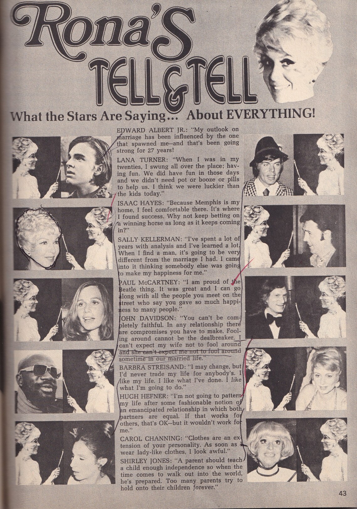 Rona Barrett’s Hollywood Magazine June 1974 - Robert Redford, Mia ...