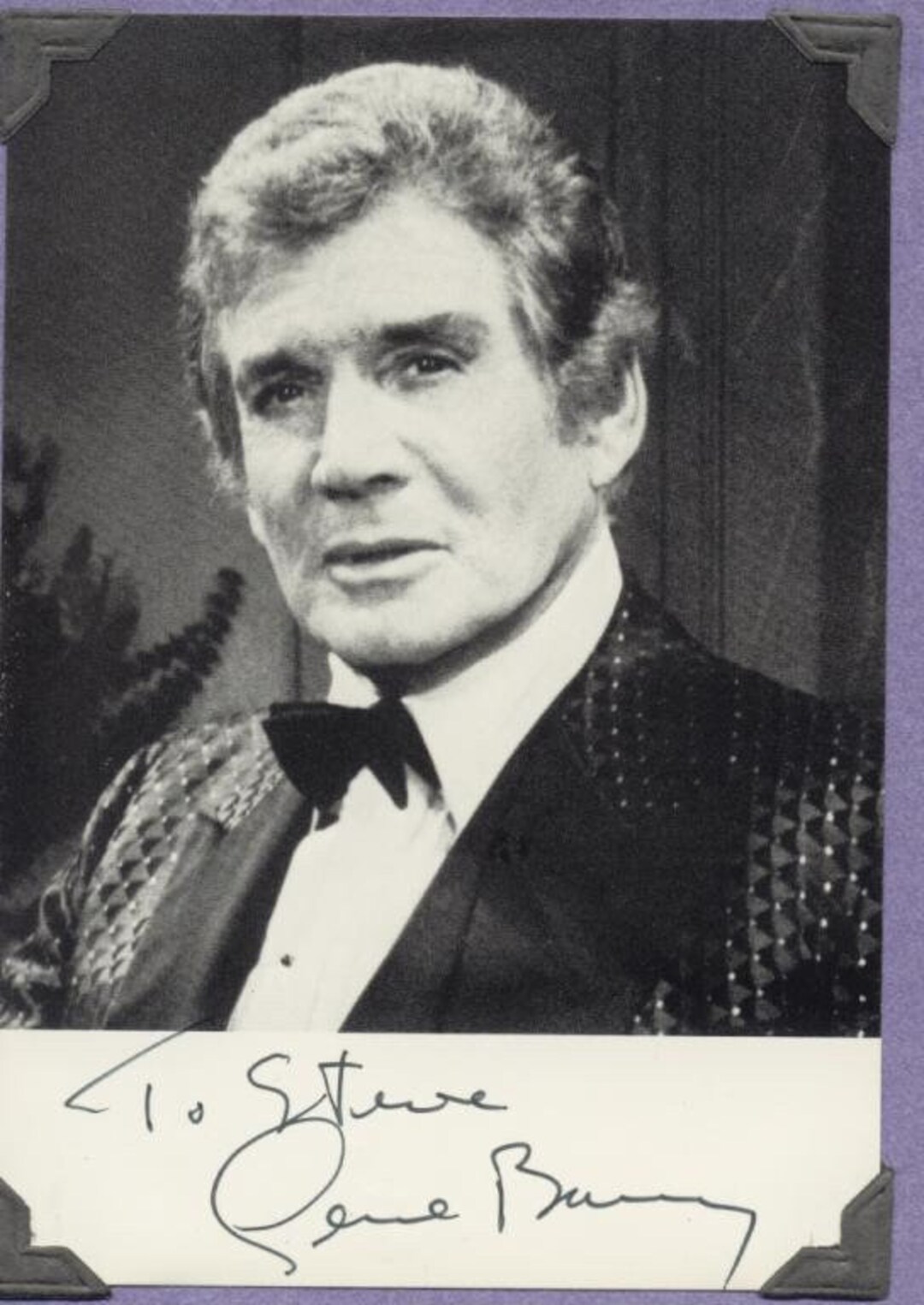TTM Autograph - Gene Barry - Etsy