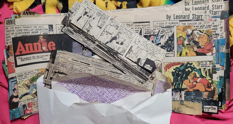 RARE! Annie Newspaper Comic Strips From 1980s - Etsy