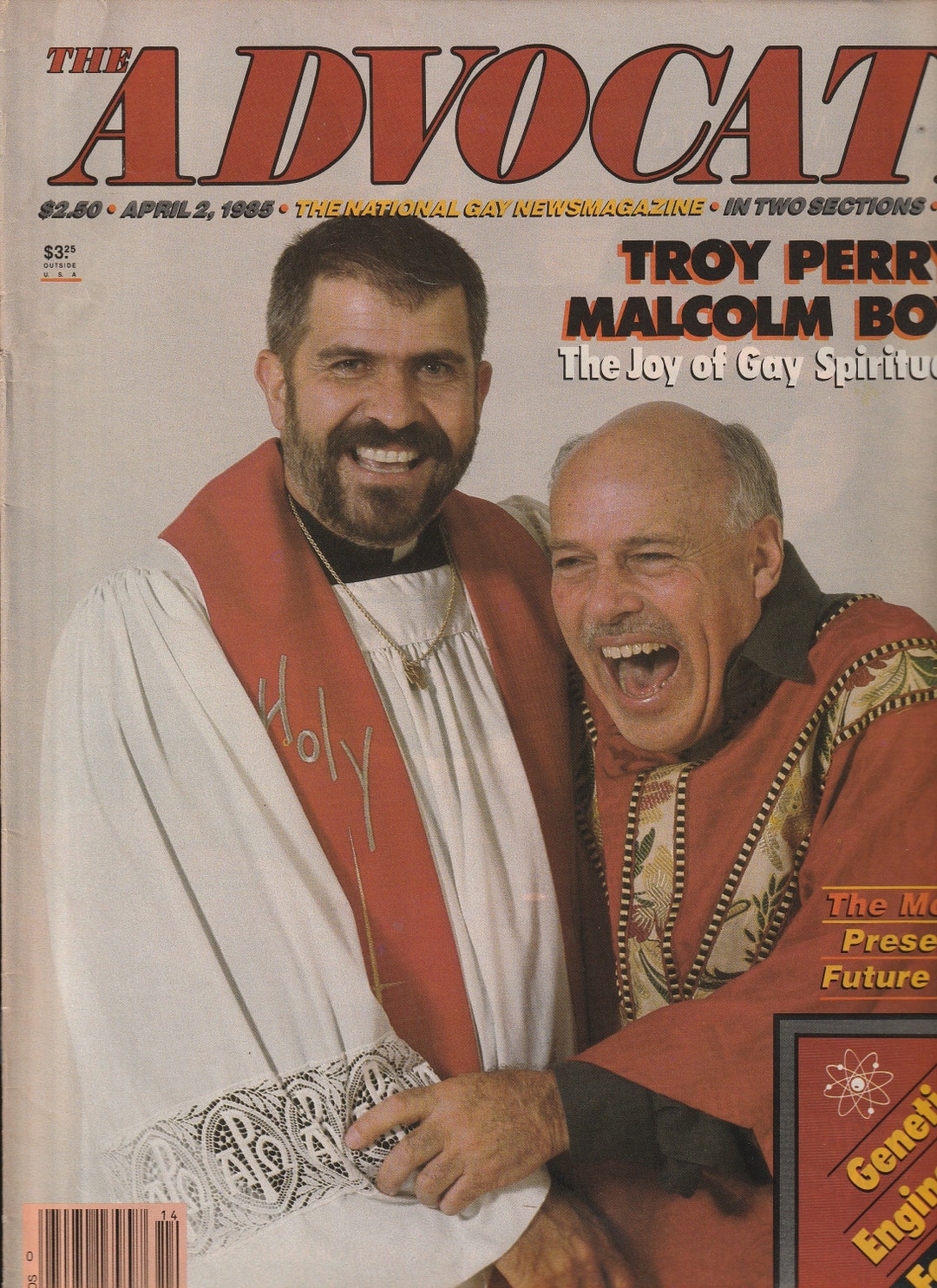 The Advocate # 417 April 2., 1985 - Troy Perry, Malcolm Boyd, Gay, Pink ...