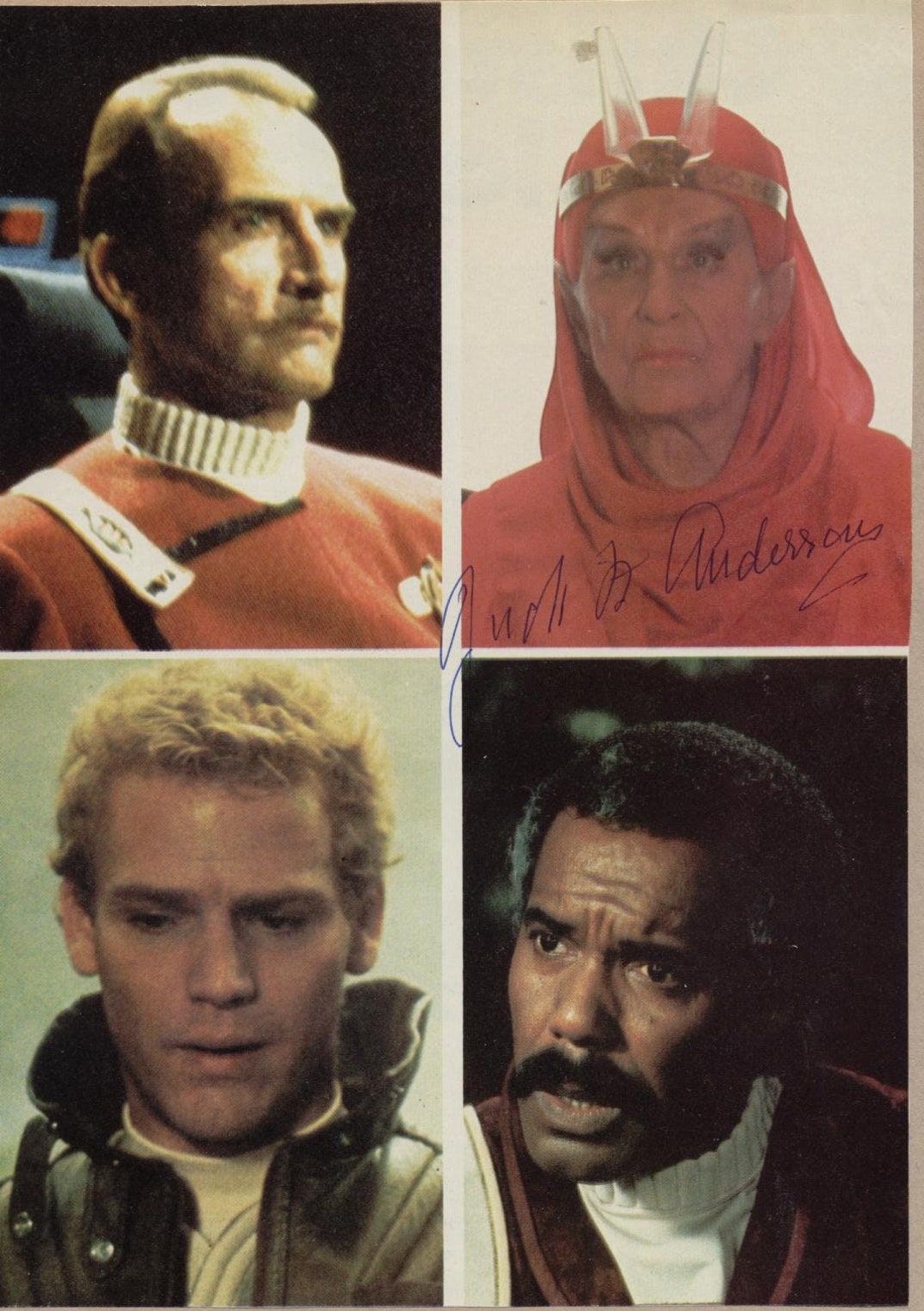 TTM Autograph - Dame Judith Anderson - Star Trek - Etsy