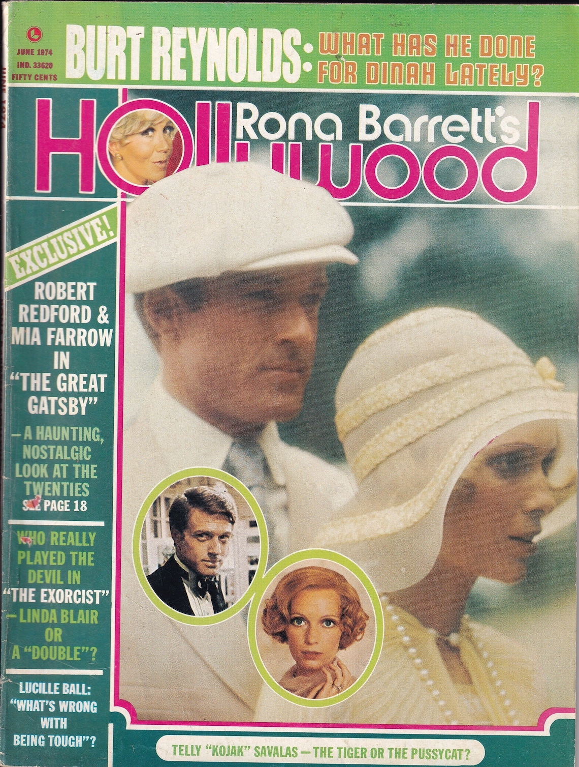 Rona Barrett’s Hollywood Magazine June 1974 - Robert Redford, Mia ...