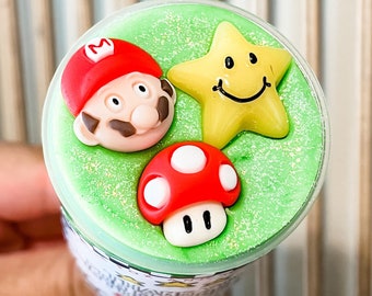 Super Mario Inspired Play Dough Party Favors - Etsy