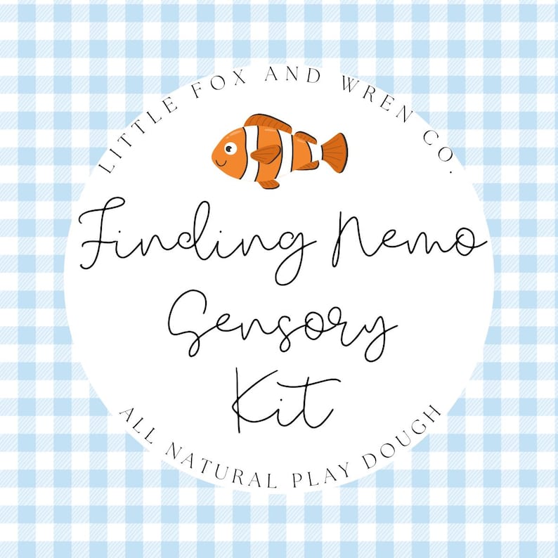 Finding Nemo Sensory Play Dough Kit: Ocean Animals & Coral - Etsy