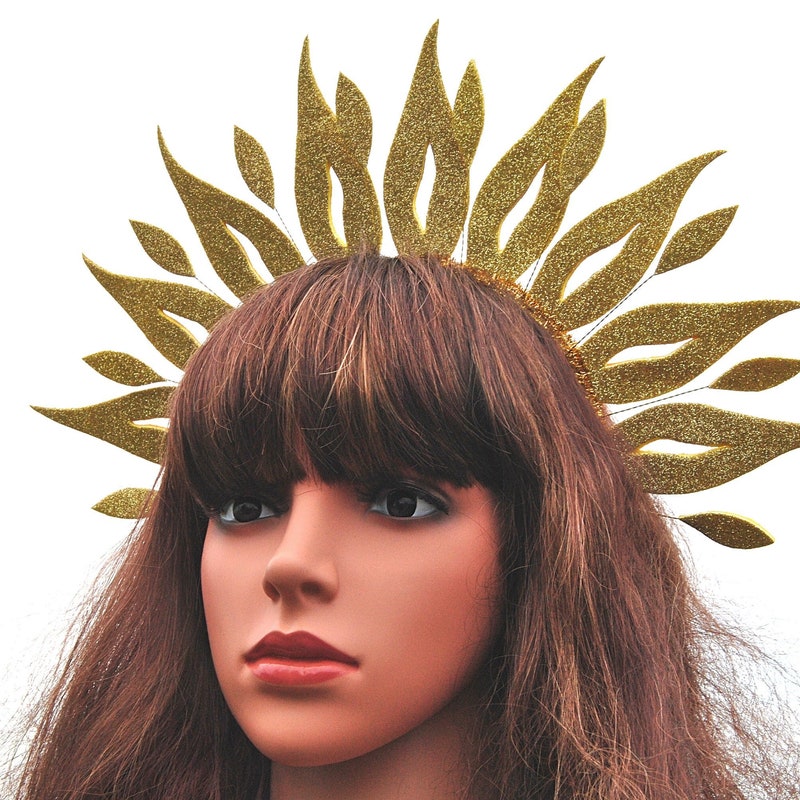 Gold Sun Crown - Etsy
