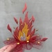 Fire Flame Headband: Handmade Festival Costume Hair Clip - Etsy