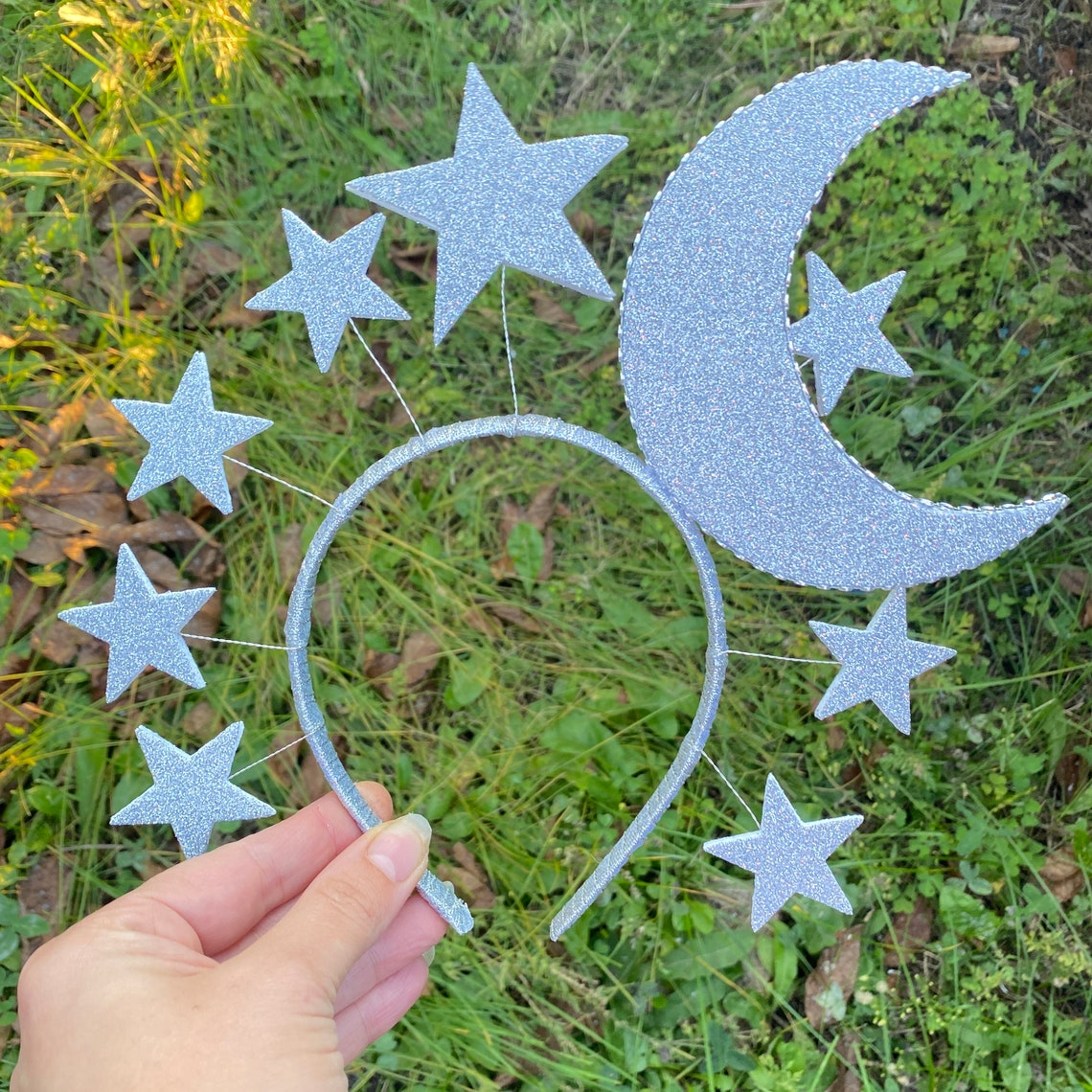 Moon Star Headband Celestial Headpiece Halloween Christmas Crown - Etsy