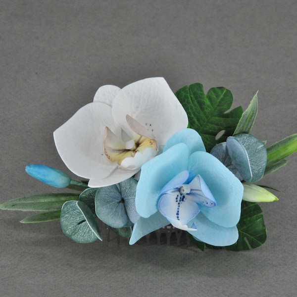 Orchid Hair Comb - Etsy