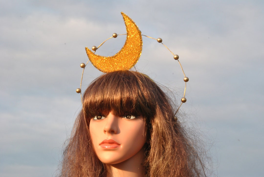 Moon Headband Halloween Moon Headpiece Crown - Etsy
