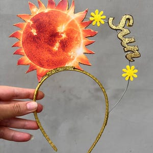 Sun Headband Headpiece Halloween Costume - Etsy