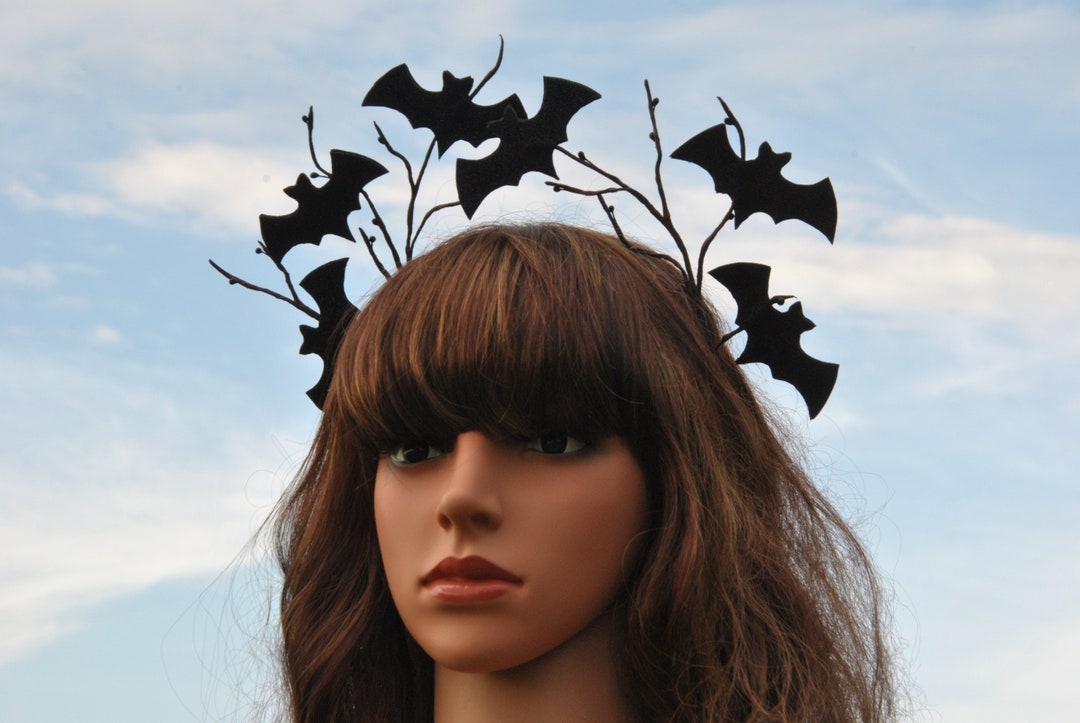 Bat Headband Halloween Headpiece - Etsy