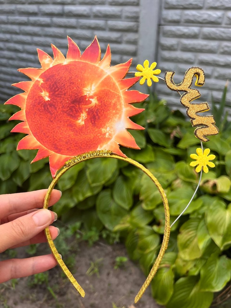 Sun Headband Headpiece Halloween Costume - Etsy
