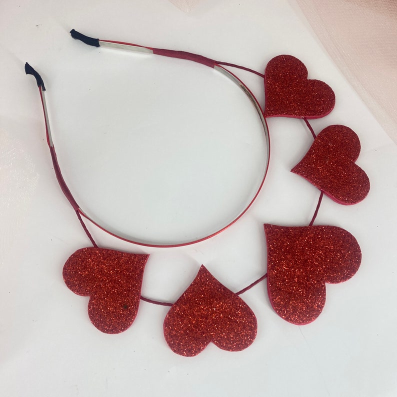 Heart Headband Valentine Cupid Costume Festival Carnival - Etsy