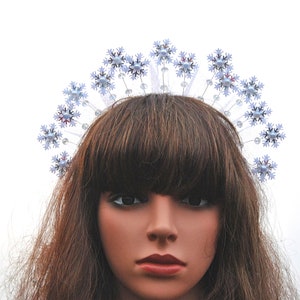 Snowflake Headband Snow Queen Crown Christmas Headpice Women | Etsy