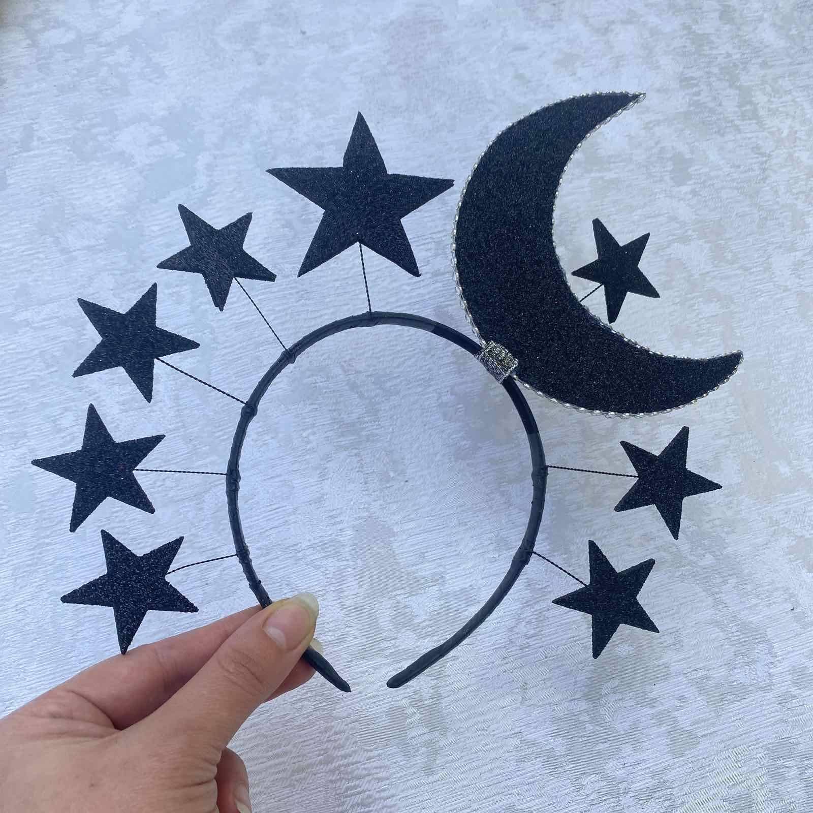 Moon Star Headband Celestial Headpiece Halloween Christmas Crown - Etsy