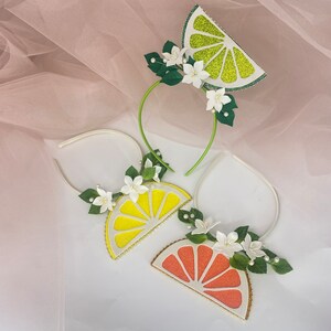 Lime Slice Headband: Tropical Party Costume Headpiece - Etsy
