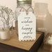 Wish Jar Tag for Spring Wedding Hearts Guestbook Alternative, Wedding ...