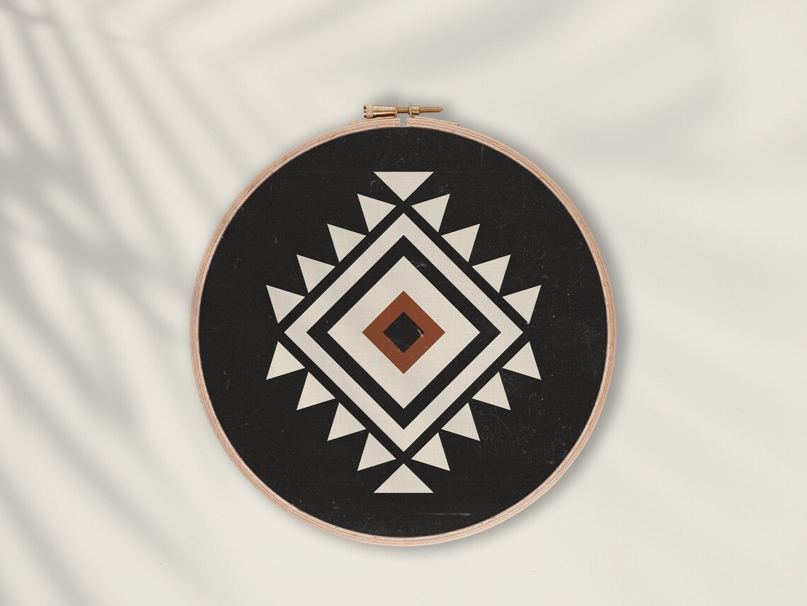 Southwestern Gallery Wall Hanging Set Aztec Decor Canvas Wall Art Bohemian Wall Decor Tribal