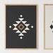 Aztec Wall Art, Set of 3 Aztec Print, Southwestern Wall Art, Boho ...