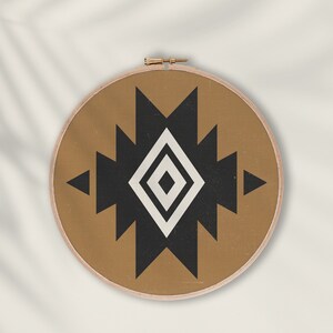 Aztec Gallery Wall Hanging Decor Set Aztec Art Canvas Wall - Etsy