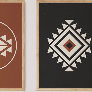 Set of 3 Aztec Wall Hanging Western Decor Southwestern Wall - Etsy