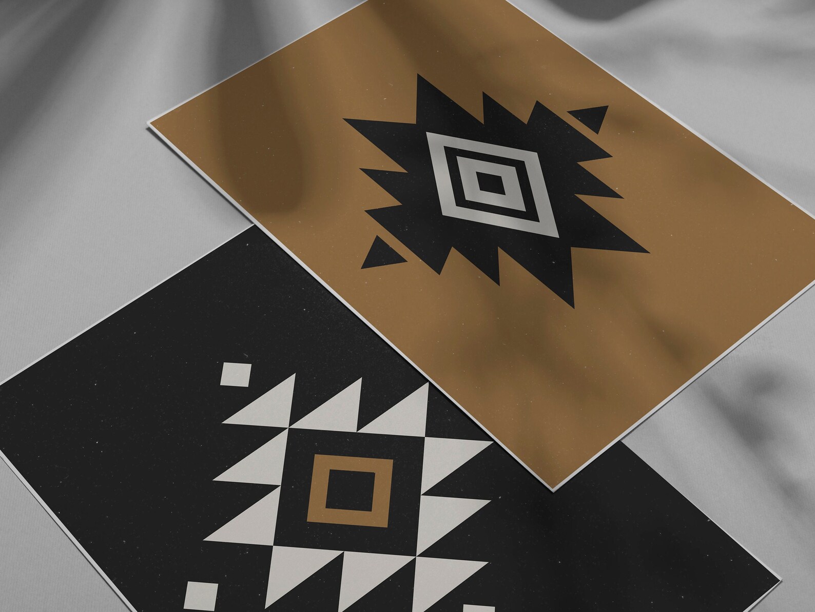 Aztec Wall Art, Set of 3 Aztec Print, Southwestern Wall Art, Boho ...