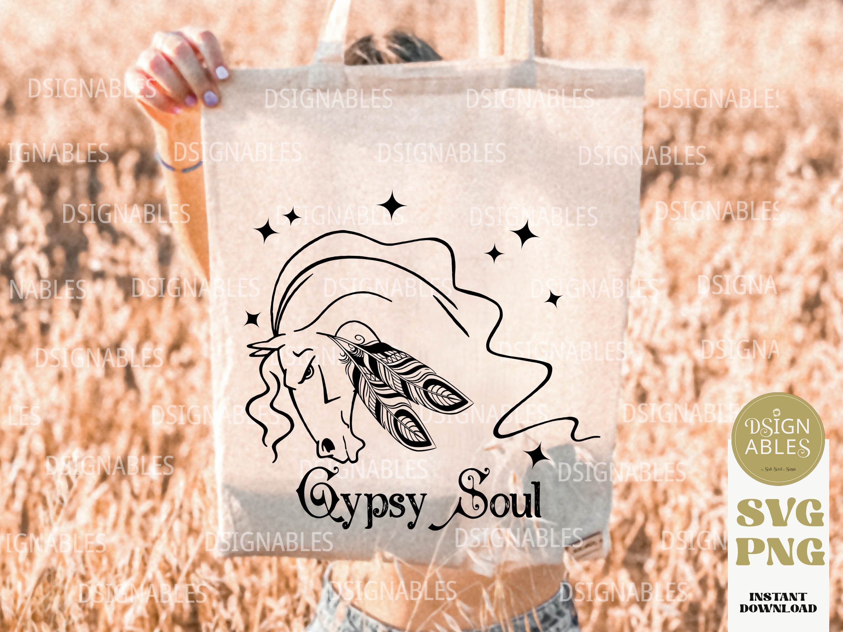 Gypsy Soul SVG Gypsy Soul PNG Gypsy Soul Sublimation File Gypsy Horse ...