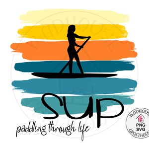 Stand up Paddle Board | SUP PNG | SUP Svg | Paddle Board Sublimation ...