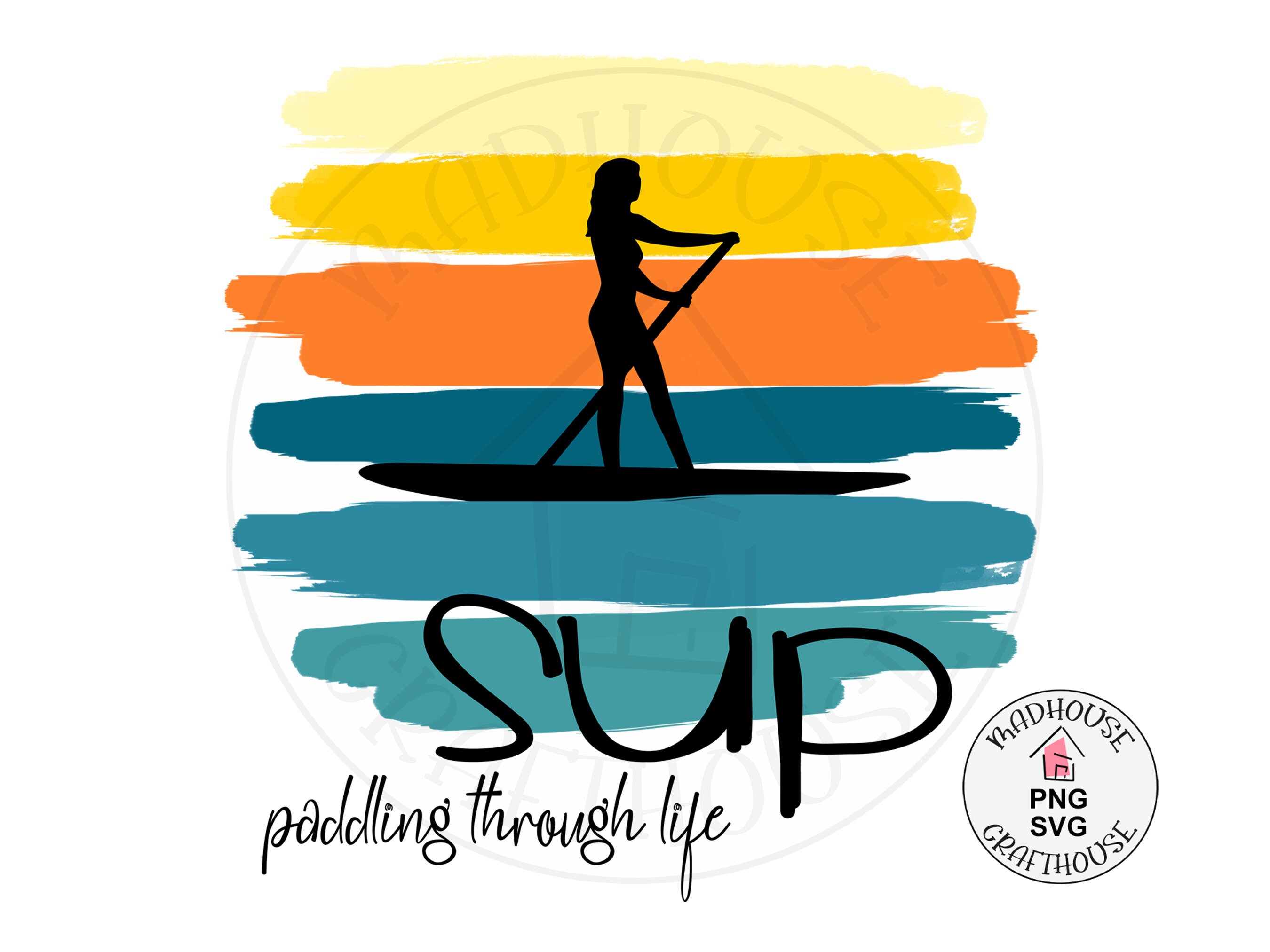 Stand up Paddle Board | SUP PNG | SUP Svg | Paddle Board Sublimation ...