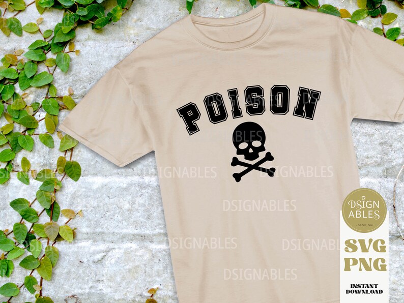 Poison SVG Poison PNG Halloween Digital File Poison - Etsy