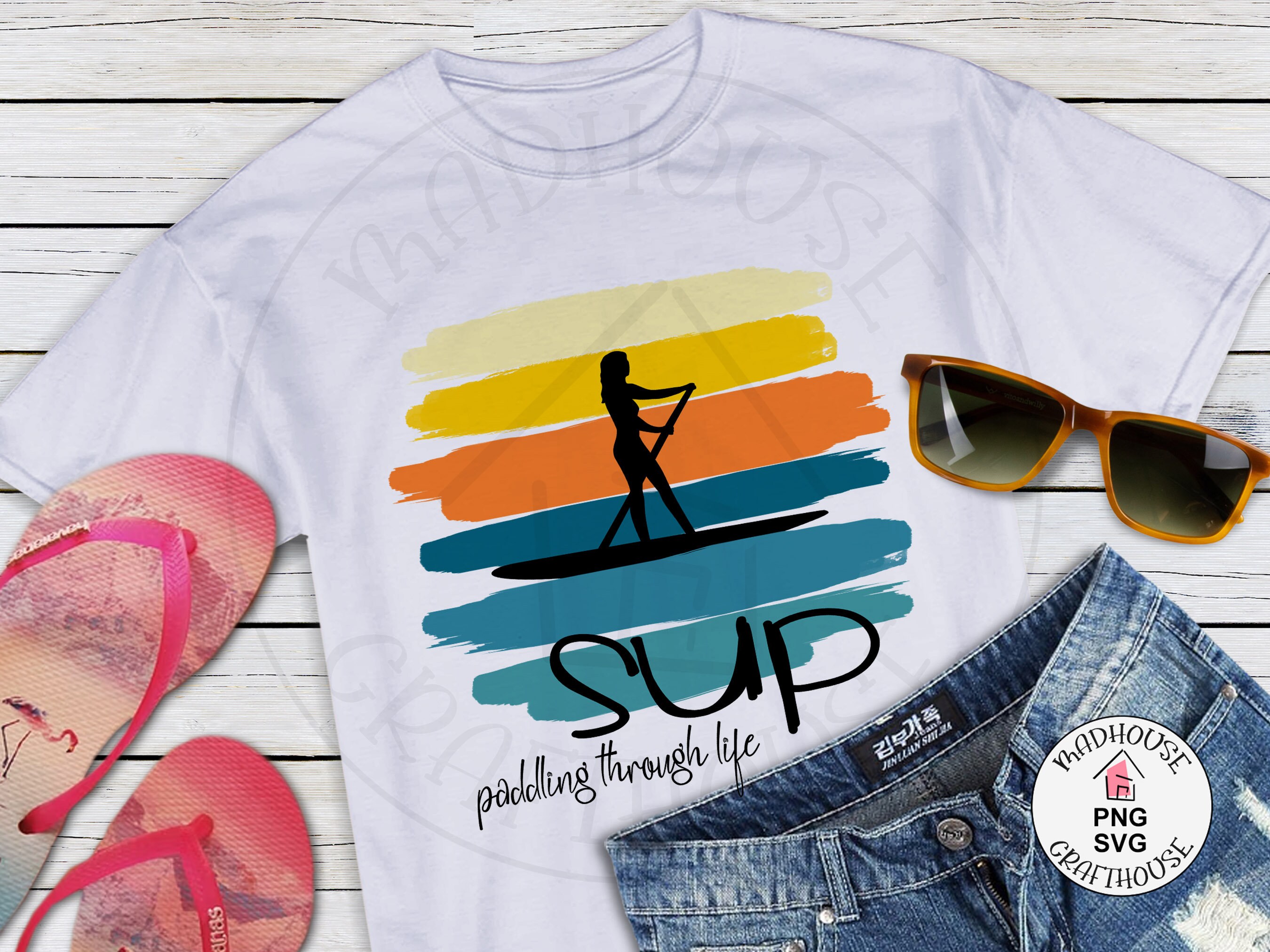 Stand up Paddle Board | SUP PNG | SUP Svg | Paddle Board Sublimation ...