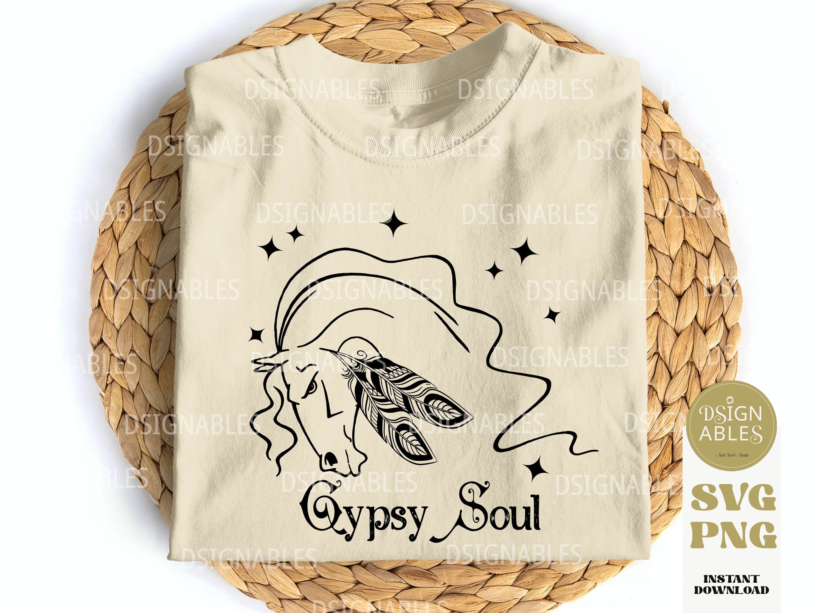 Gypsy Soul SVG Gypsy Soul PNG Gypsy Soul Sublimation File Gypsy Horse ...