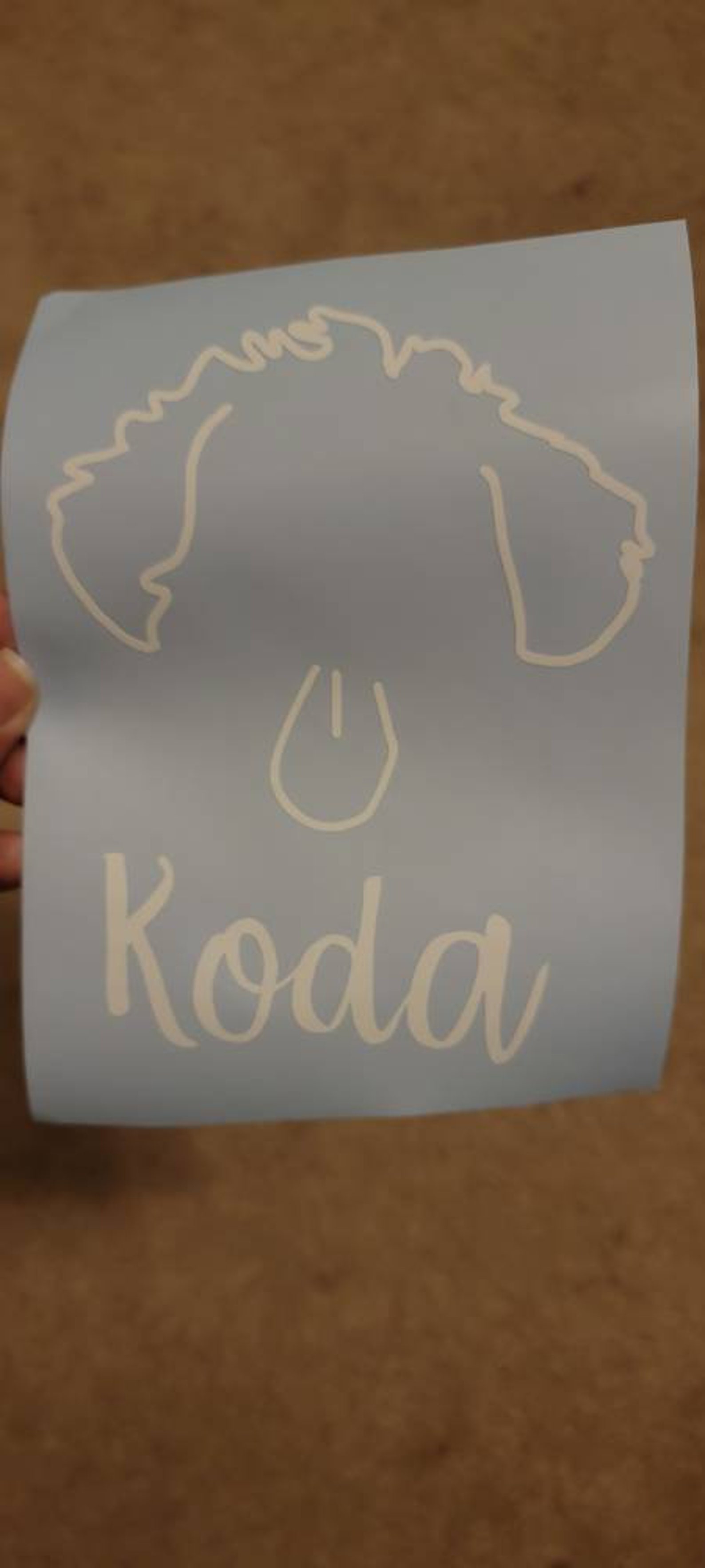 Custom Dog/pet Decal - Etsy