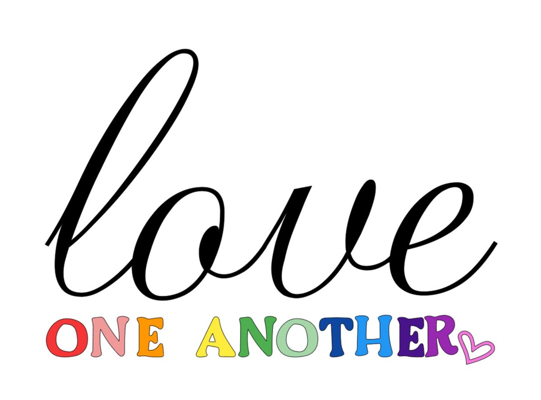 Love One Another PNG - Etsy