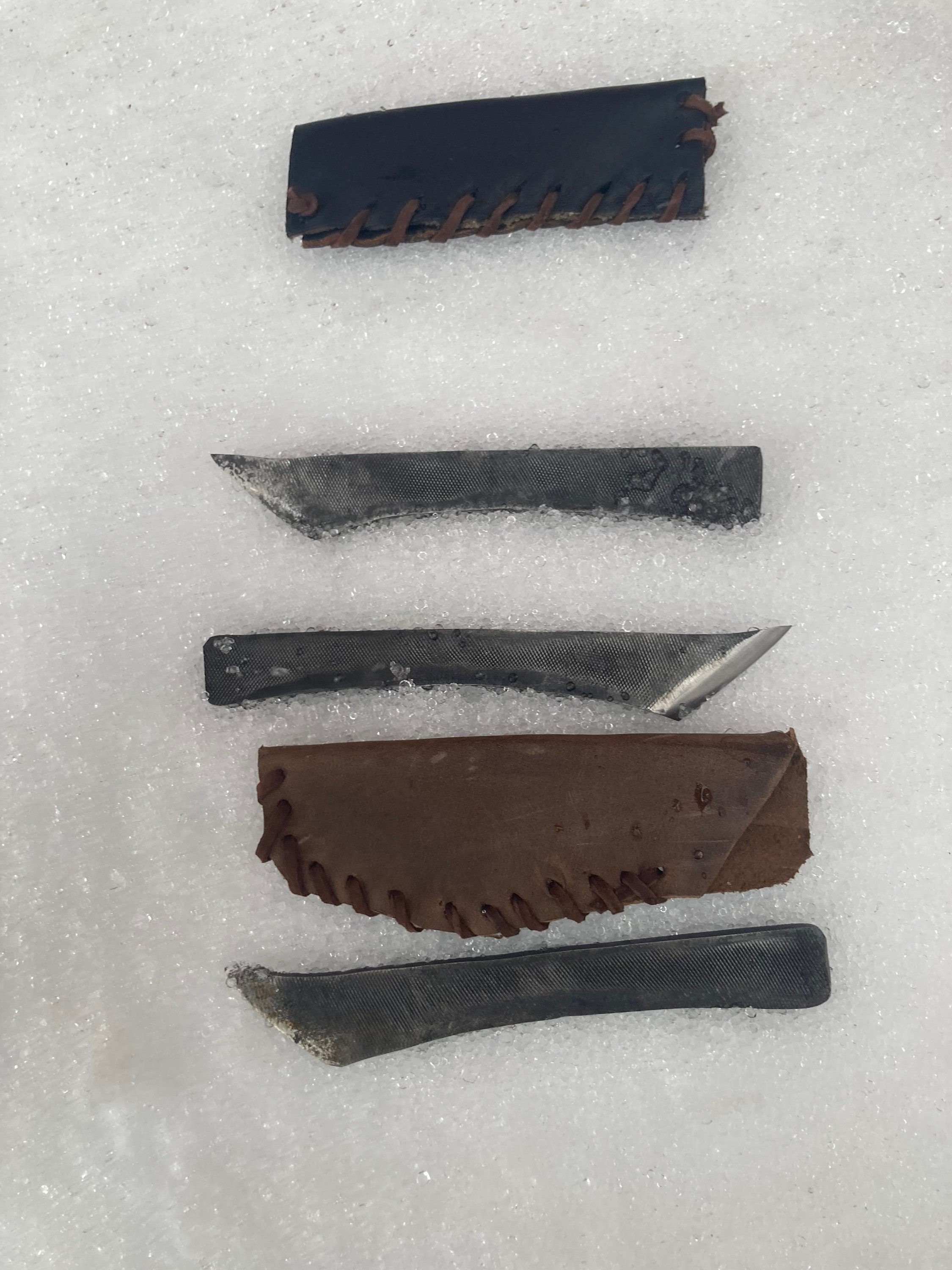 Hand Forged File Kiridashi Single Bevel Marking Knife - Etsy