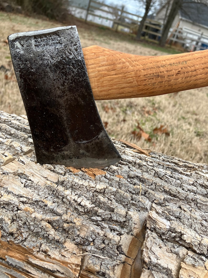 VINTAGE American Axe & Tool Co Hatchet on Hornbeam NE Handle - Etsy