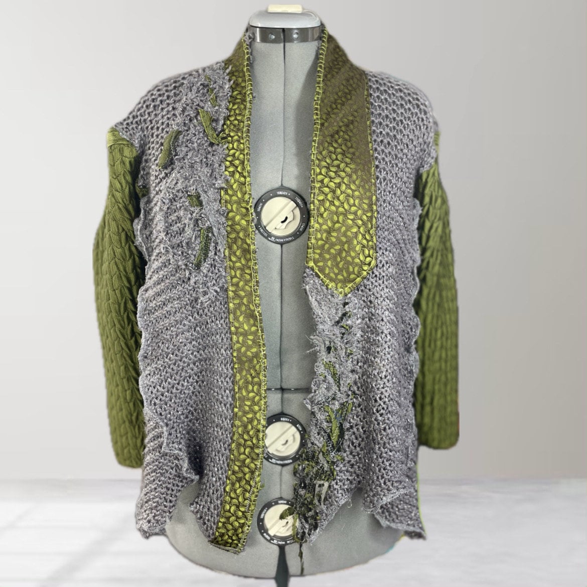 Upcycled Art Wear Art Sustainable Repurposed Zero Waste Unique Boho Art ...